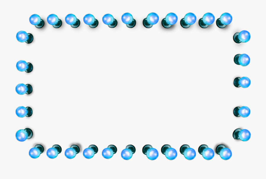 Clip Art Incandescent Google Images Lamp - Blue Light Border Png , Free ...
