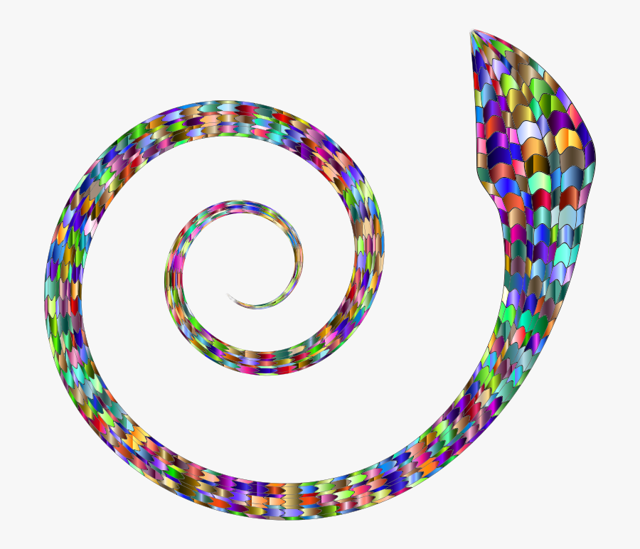 Chromatic Coiled Snake - Circle Snake Png , Free Transparent Clipart ...