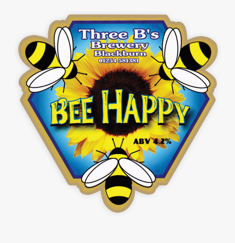 Bee Happy - Cartoon , Free Transparent Clipart - ClipartKey