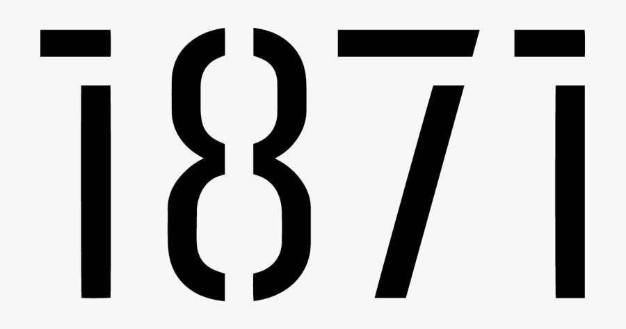 1871 Logo - 1871 Logo Transparent , Free Transparent Clipart - ClipartKey