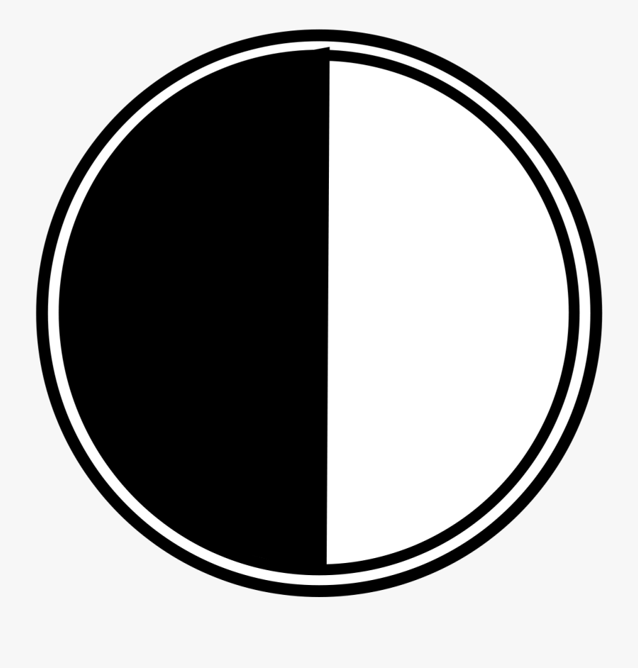 First Quarter Moon Icon Clipart , Png Download - Circle , Free ...