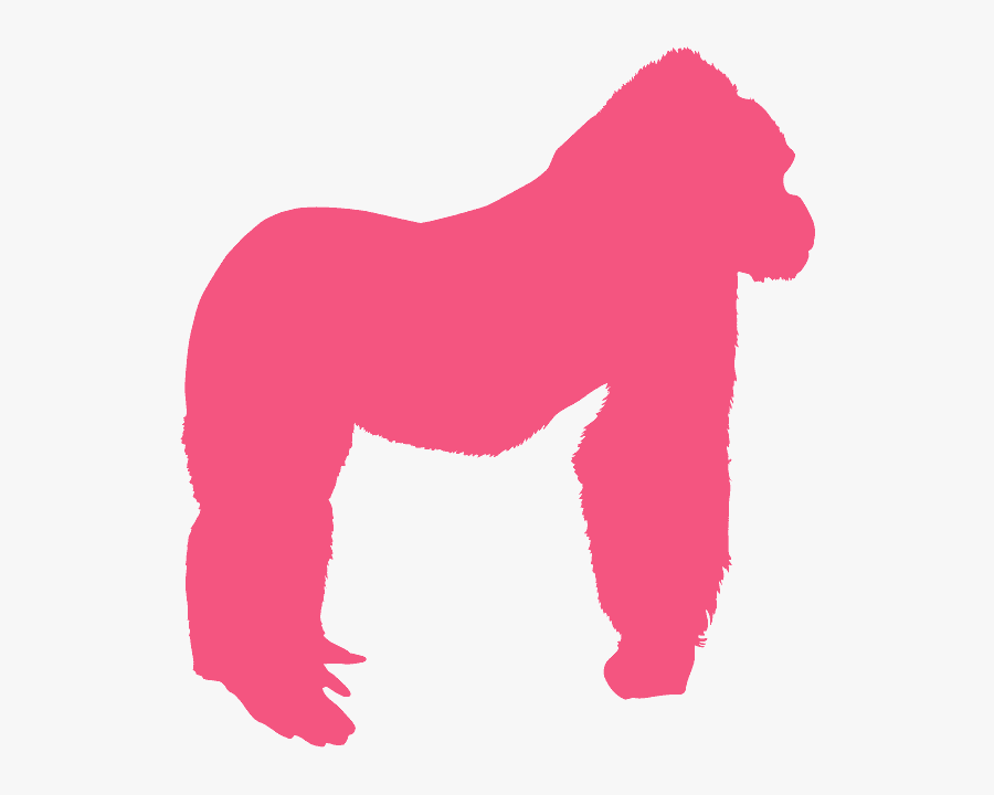 Pink Gorilla , Free Transparent Clipart - ClipartKey