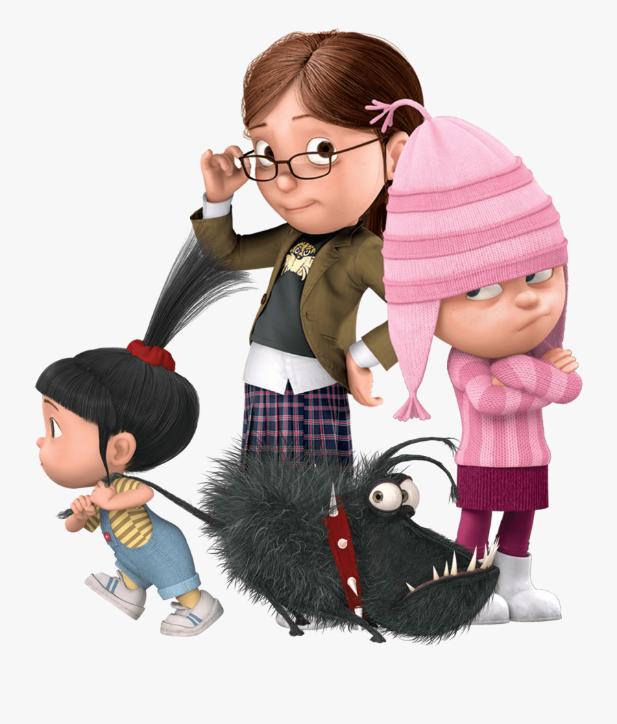 Kids And Dog Despicable Me - Despicable Me Girls Png , Free Transparent ...