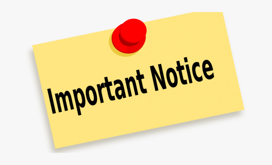 Important Notice Clipart , Free Transparent Clipart - ClipartKey