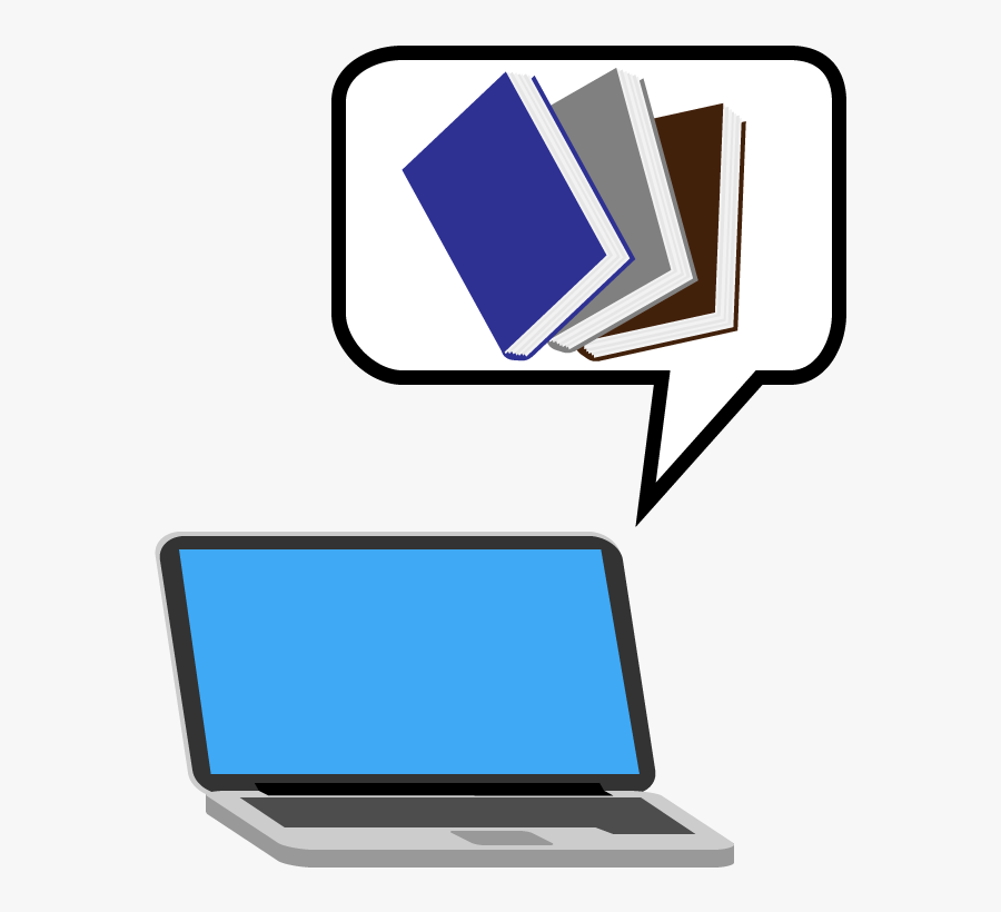 Computer And Books , Free Transparent Clipart - ClipartKey