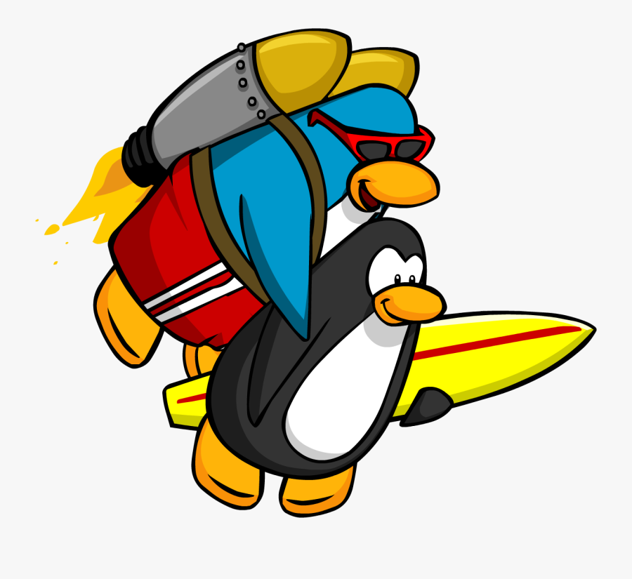 Catchin - Club Penguin Catchin Waves Jet Pack , Free Transparent ...