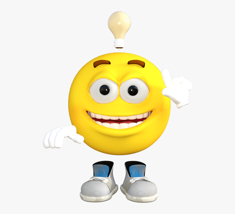 Idea, Emoticon, Emoji, Expression, Face, Smile, Funny - Brainy Emoji ...
