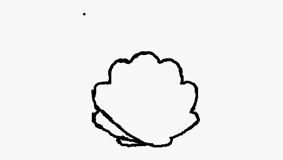 Clip Art Desenho De Concha - Line Art , Free Transparent Clipart ...