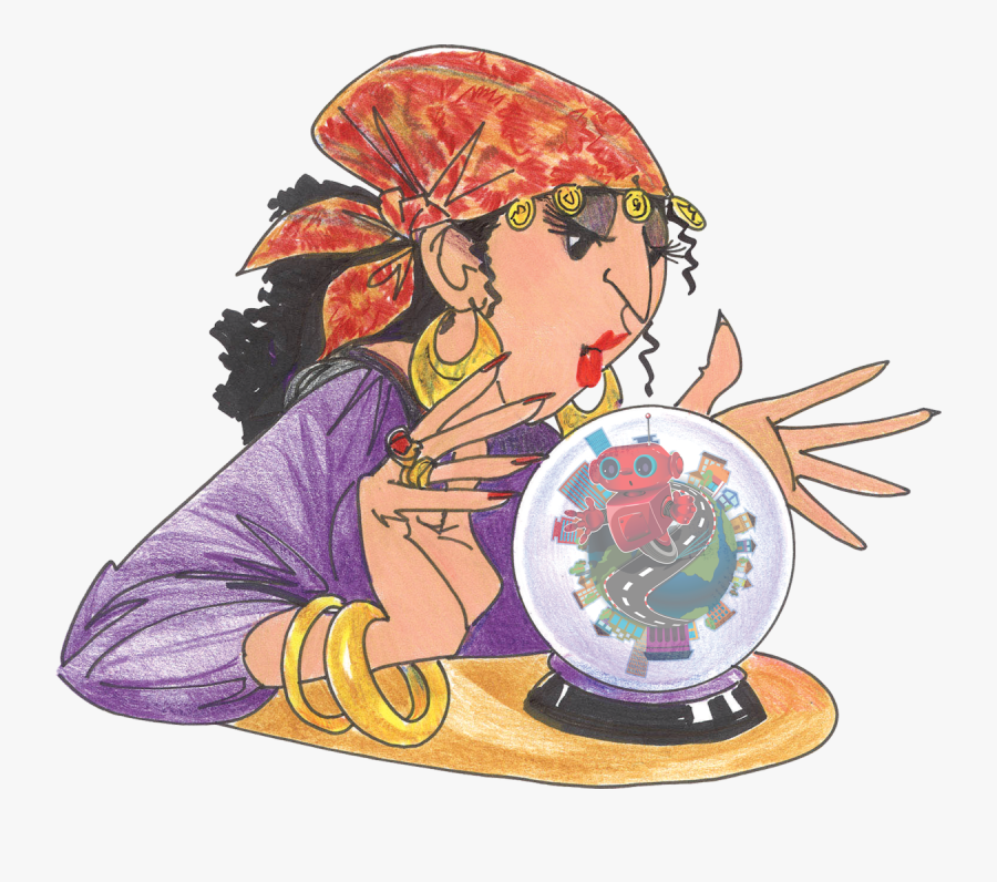 Seeing The Future Cartoon , Free Transparent Clipart - ClipartKey