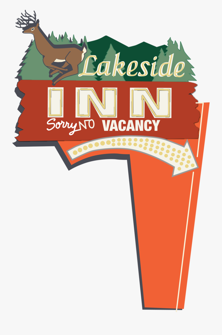 Neon Inn Sign Svg Cut File , Free Transparent Clipart - ClipartKey