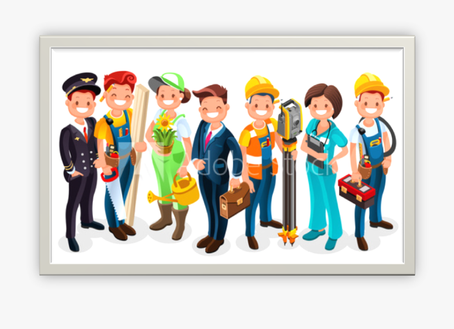 Cartoon Labor Day , Free Transparent Clipart - ClipartKey