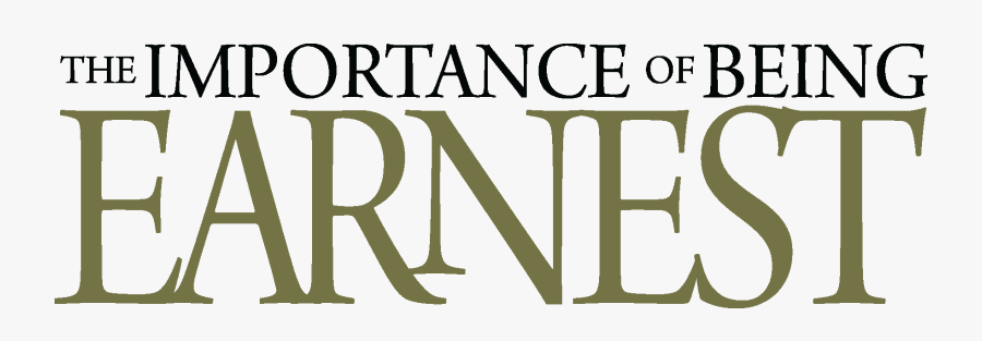 Importance Of Being Earnest , Free Transparent Clipart - ClipartKey
