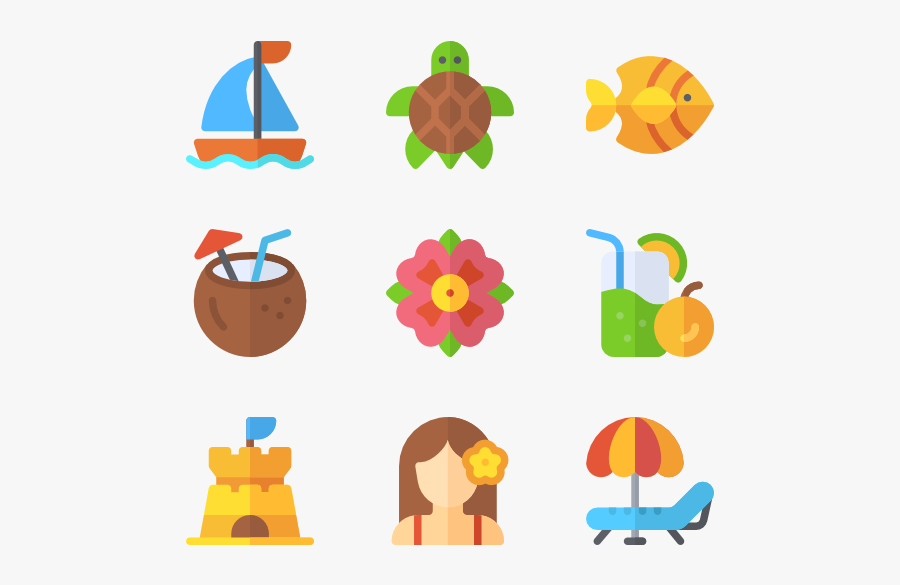 Clip Art Icon Packs Vector - Hawaii Icon Png , Free Transparent Clipart ...