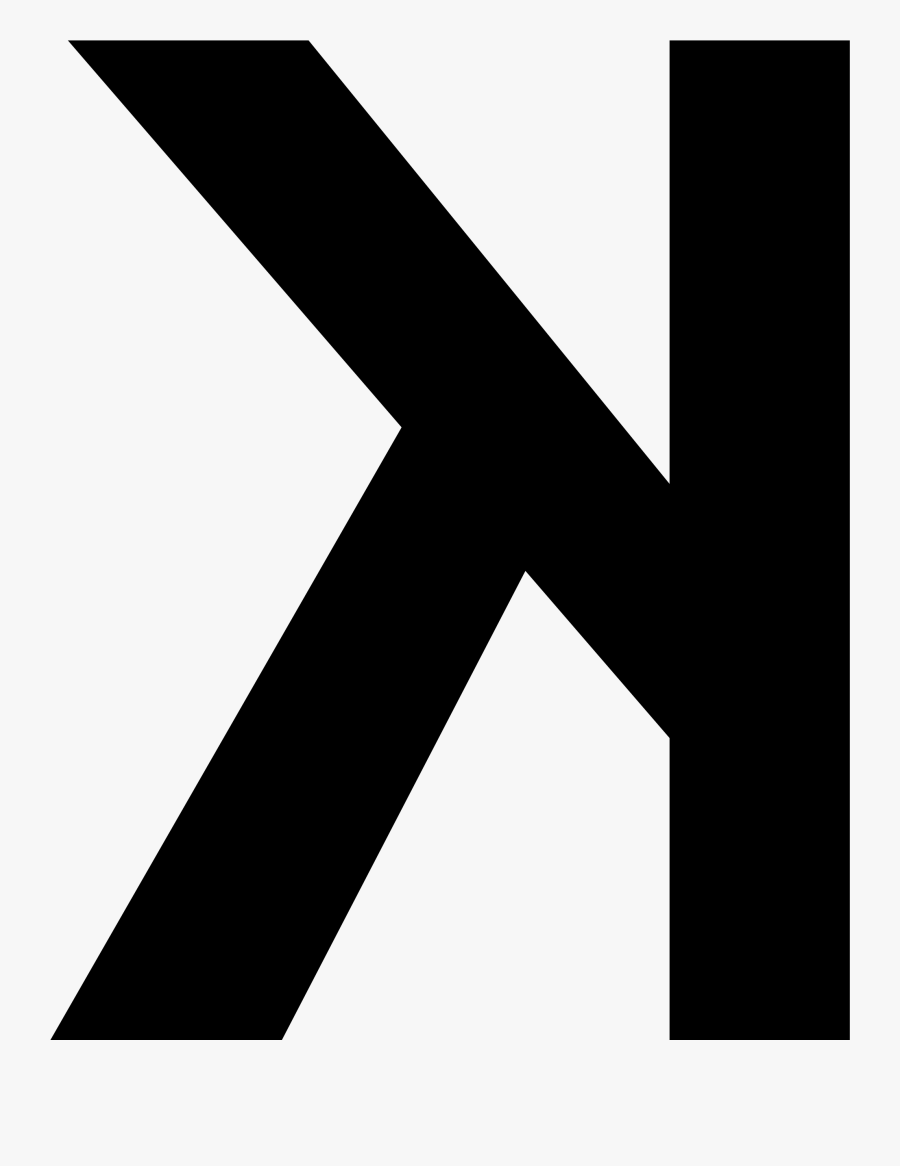 Backwards K , Free Transparent Clipart - ClipartKey