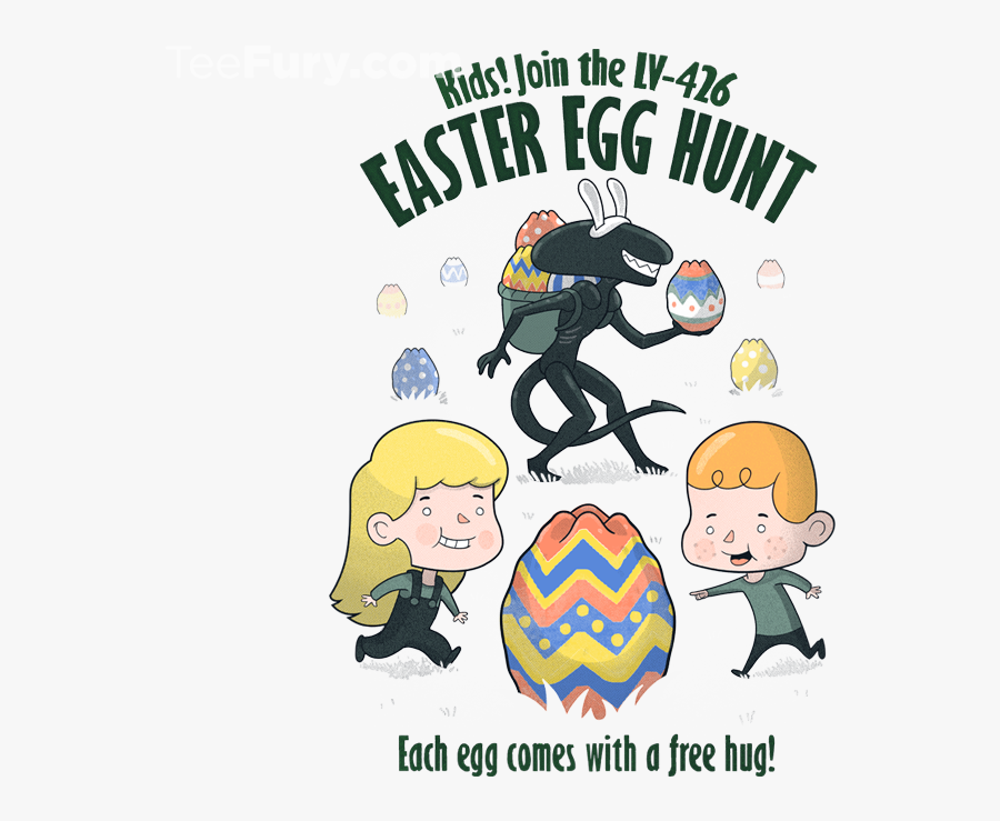 Transparent Egg Hunt Clipart - Xenomorph Easter , Free Transparent Clipart - ClipartKey
