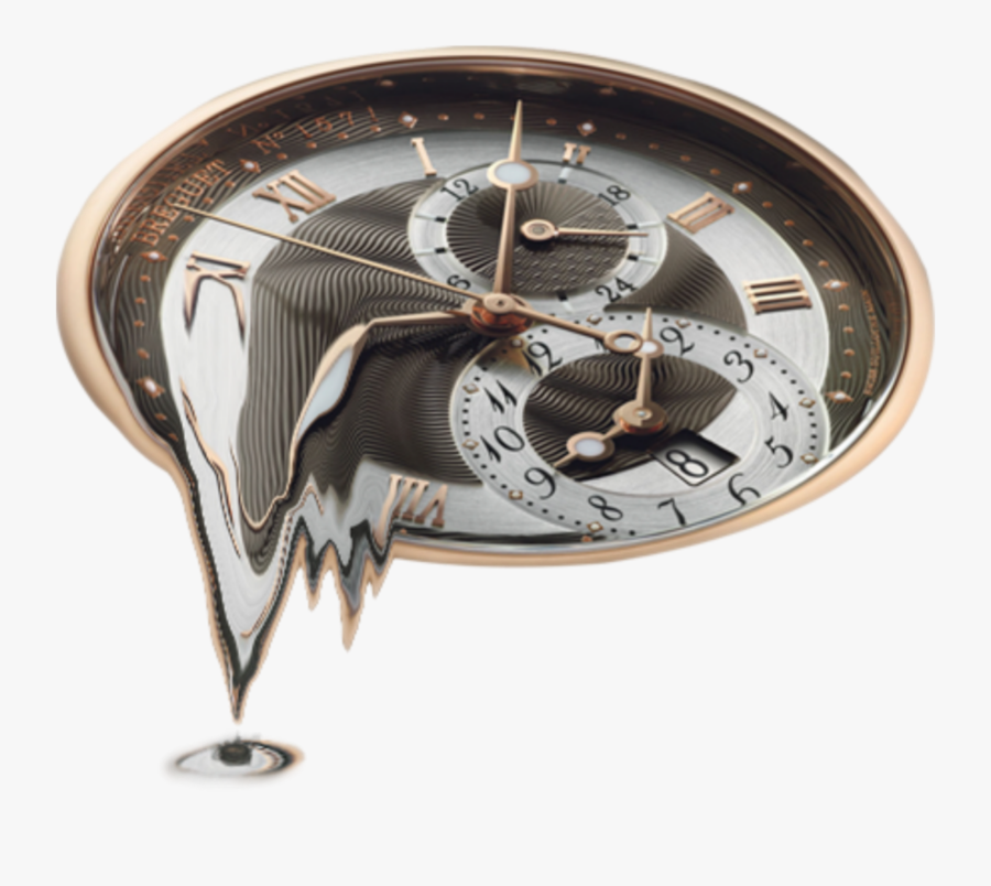 #art #clock #melting #dripping #stickers - Watch , Free Transparent ...