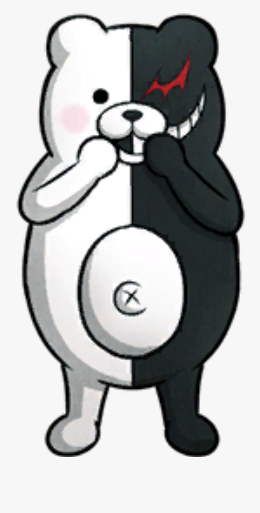 #monokuma #black #white #hope #despair #dangonronpa - Monokuma Sprites ...