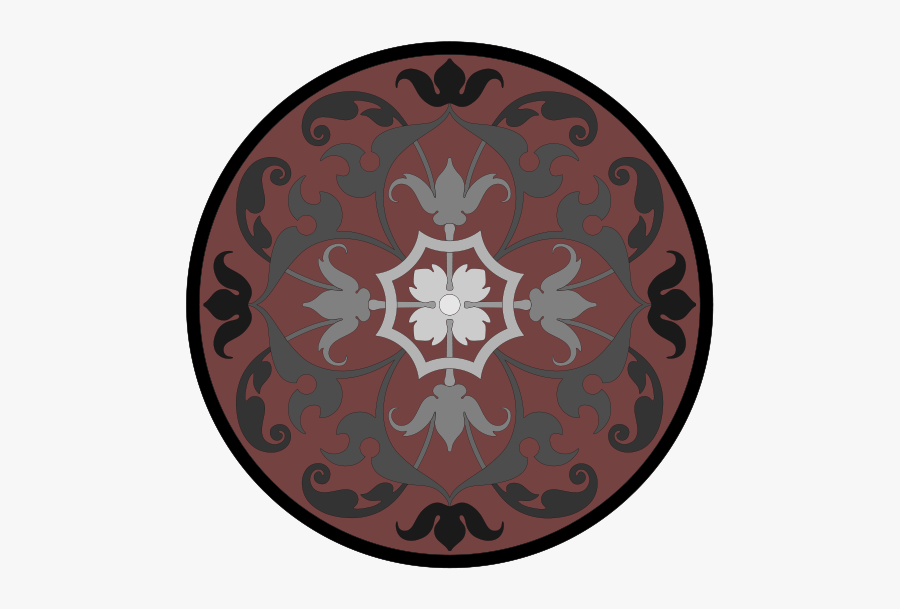Round Ornamental Panel - Gothic Rug Png , Free Transparent Clipart ...