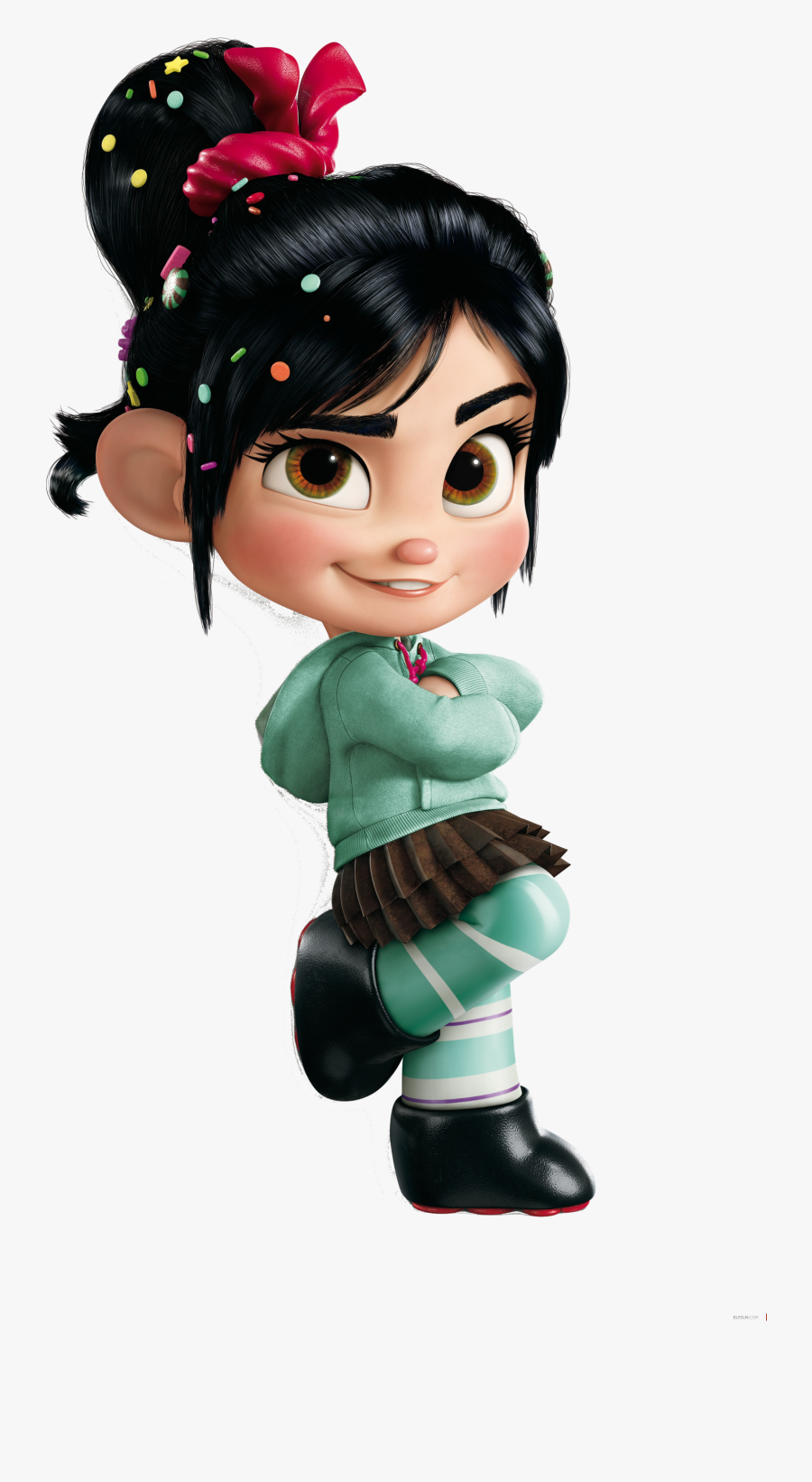Vanellope Lean - Vanellope Von Schweetz Png , Free Transparent Clipart ...
