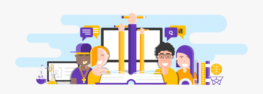 E Learning Flat Design , Free Transparent Clipart - ClipartKey