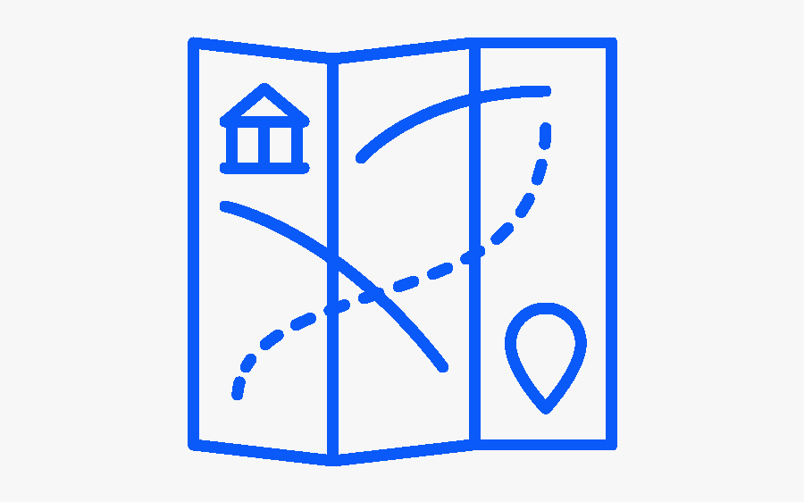Blue Map Icon - Illustration , Free Transparent Clipart - ClipartKey