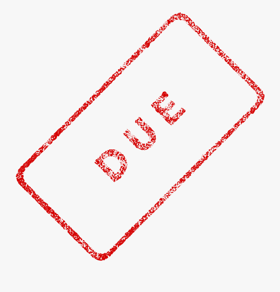 Due Stamp , Free Transparent Clipart - ClipartKey