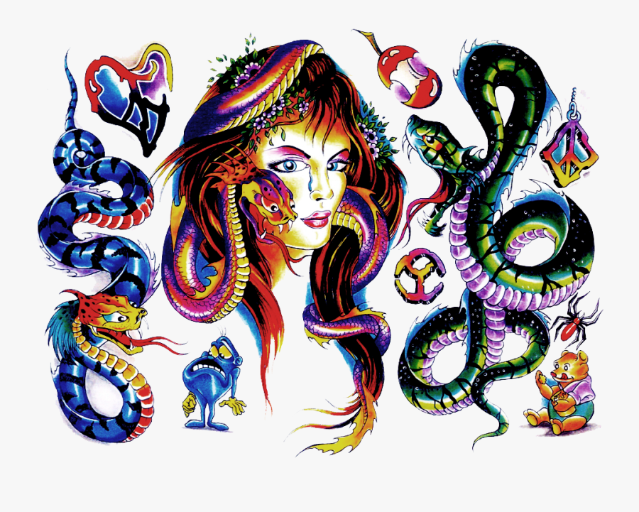 Download Color Tattoo Transparent Background - Colorful Tattoo ...