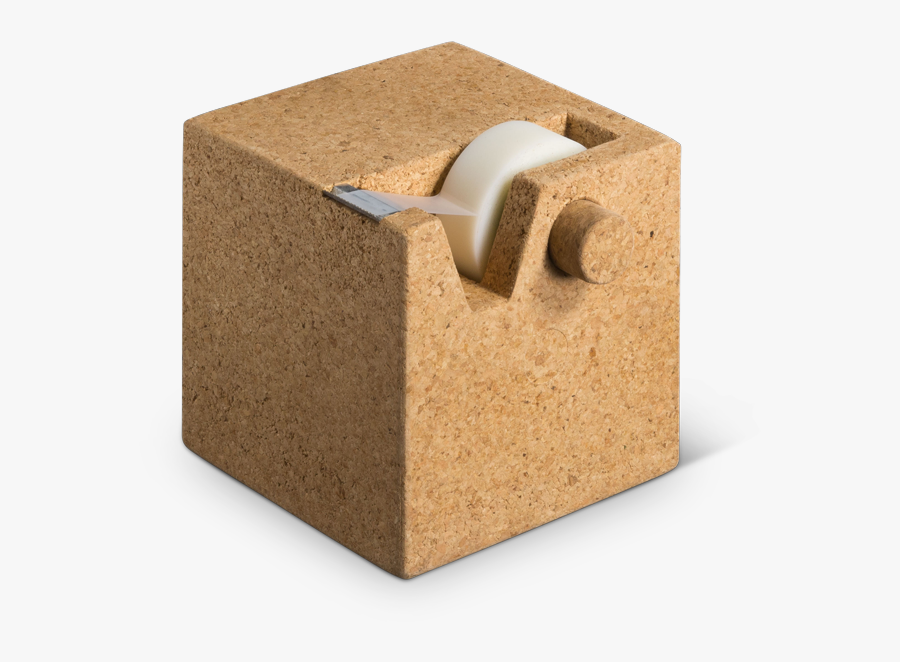 Cork Cube Tape Dispenser-0 - Cool Cork Product , Free Transparent ...