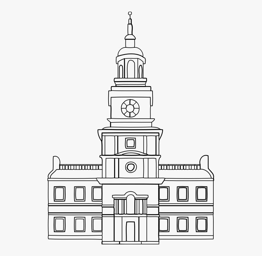 Independence Hall Medium Image - Independence Hall Clip Art , Free ...