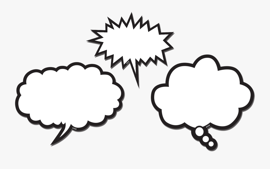 Speech Bubble Black And White , Free Transparent Clipart - ClipartKey