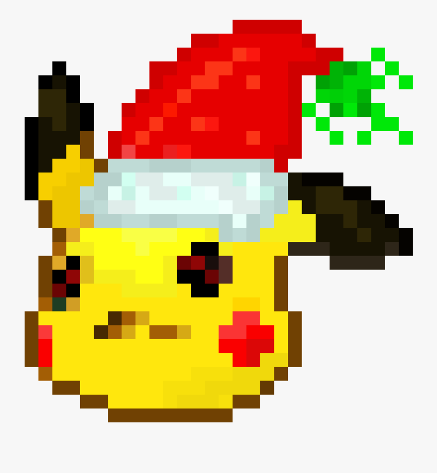 Great Christmas Pikachu - Derpy Pixel Art , Free Transparent Clipart ...