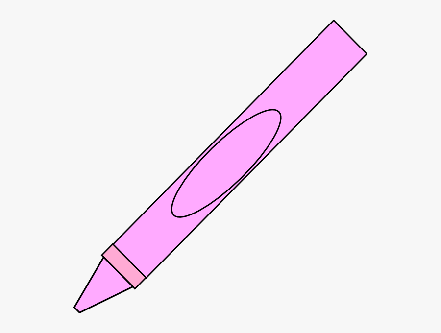 Clip Art At Clker - Pink Crayon Transparent , Free Transparent Clipart ...