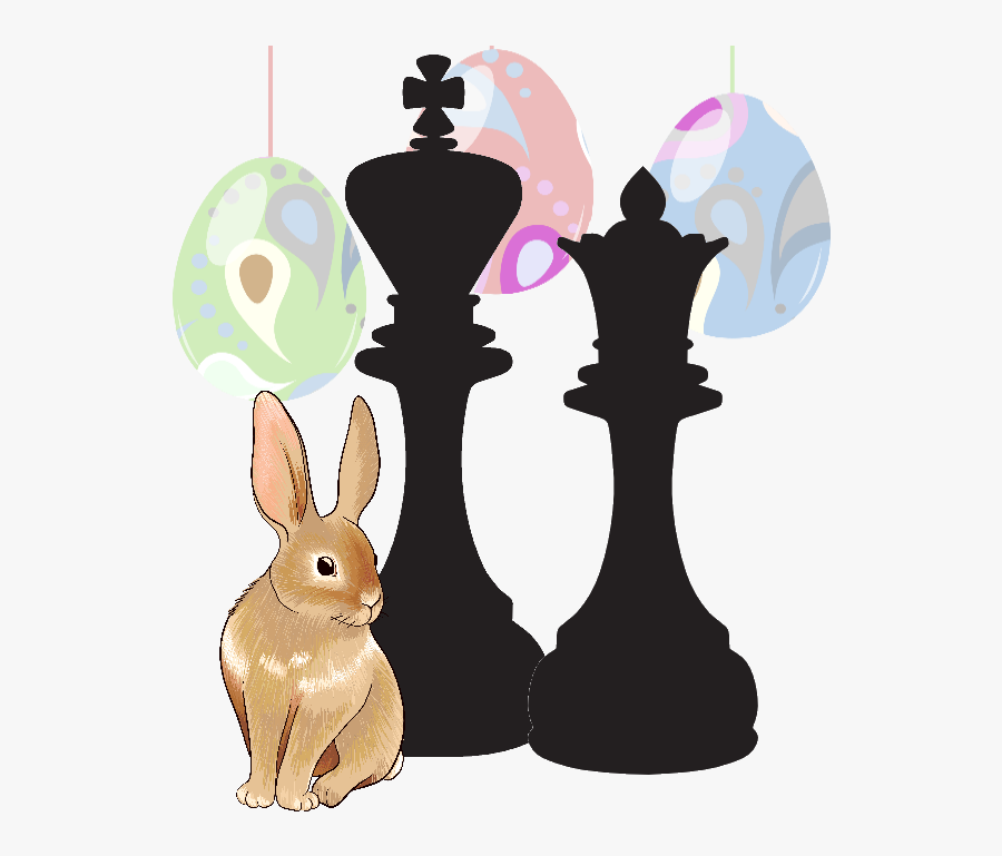 Chess Chess Easter Bunny And Eggs - Easter Chess , Free Transparent ...