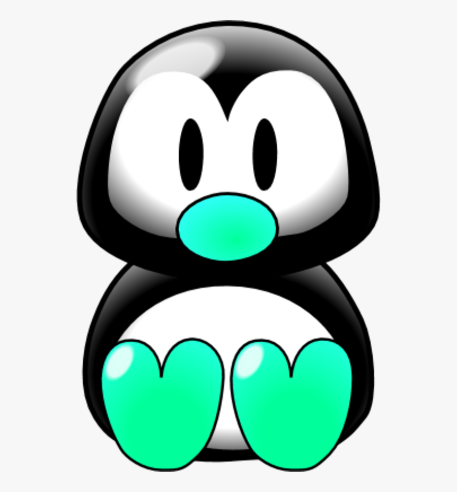 Baby Penguin Sitting With Feet Forward - Phi Sigma Rho Penguin , Free ...