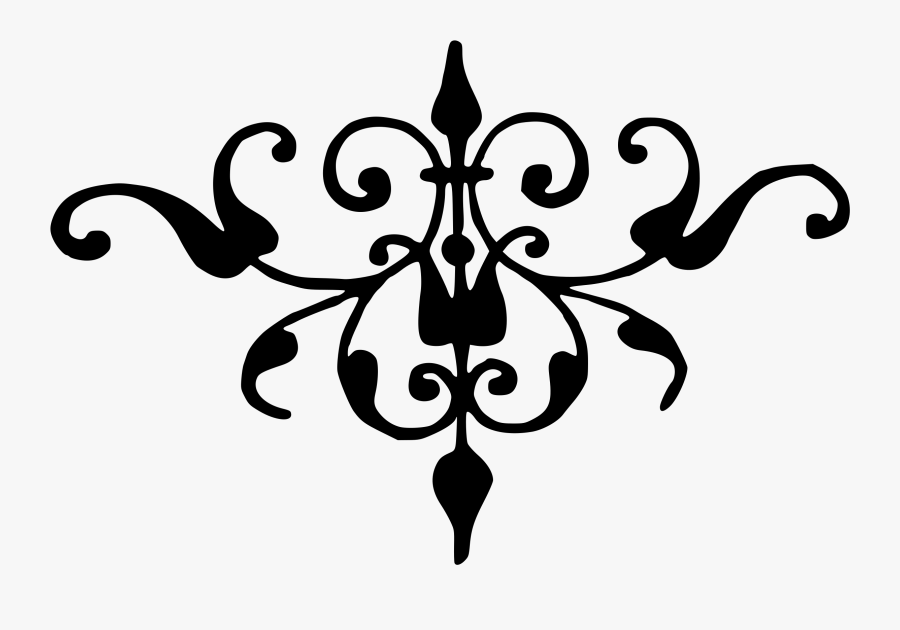 Clip Art Black And White Design - Simple Design Black And White Png ...