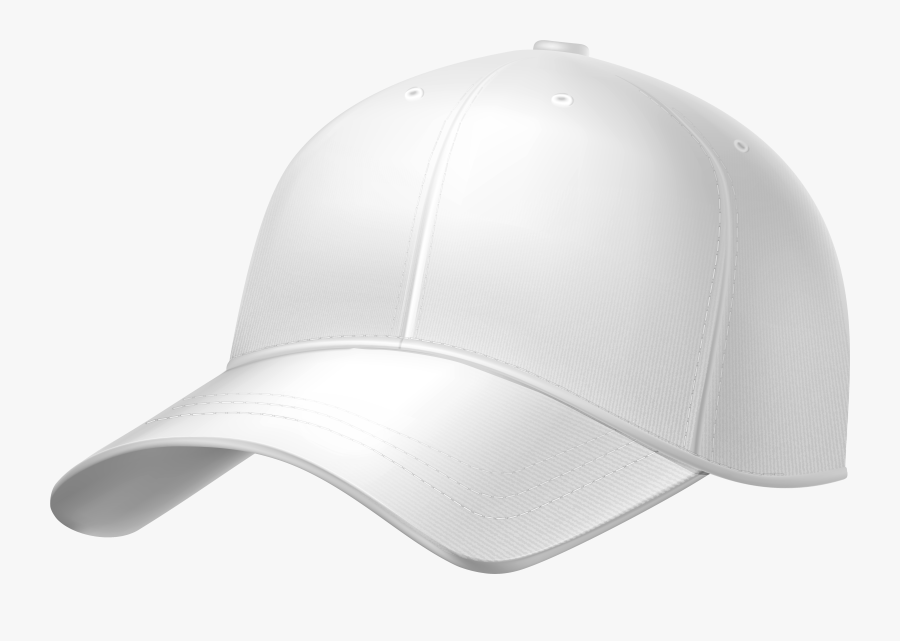 White Plain Baseball Cap Png Clipart - Plain White Cap Png , Free ...