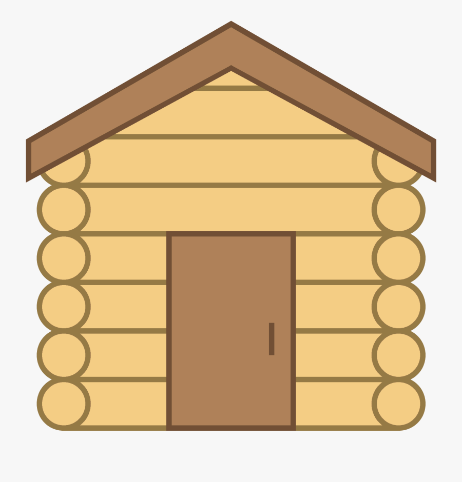 Log Cabin Icon , Free Transparent Clipart - ClipartKey