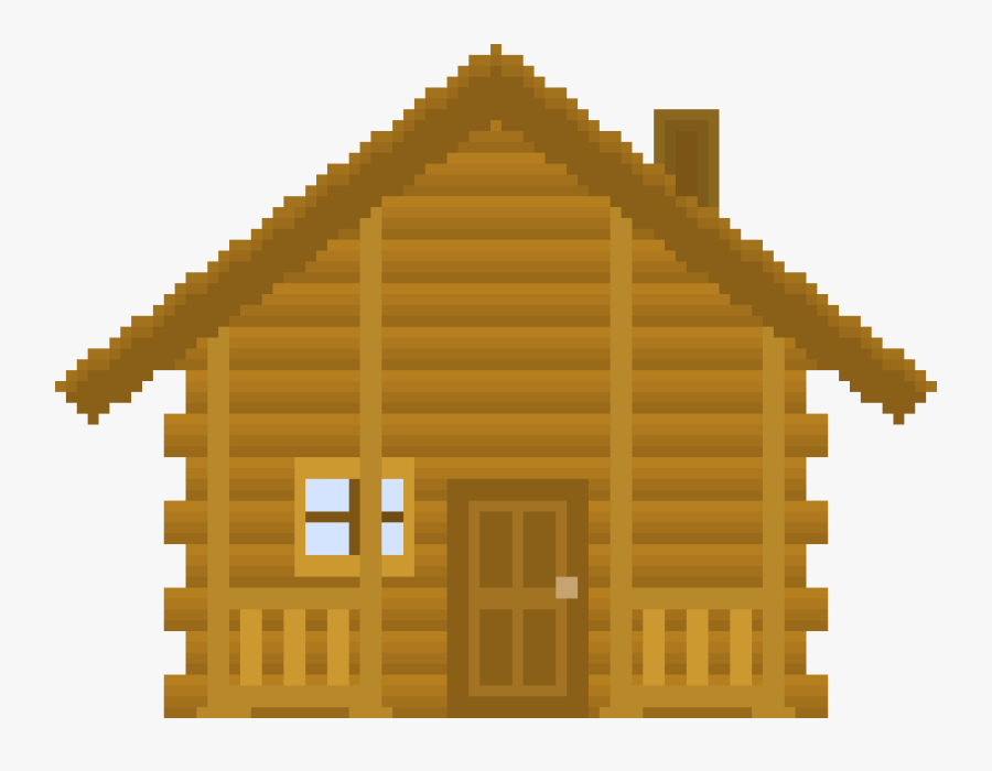 Cabin Clipart Pixel Art - House Pixel Art Png , Free Transparent ...