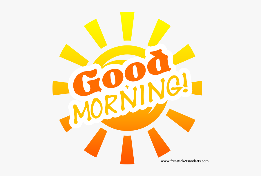 Good Morning - Graphic Design , Free Transparent Clipart - ClipartKey