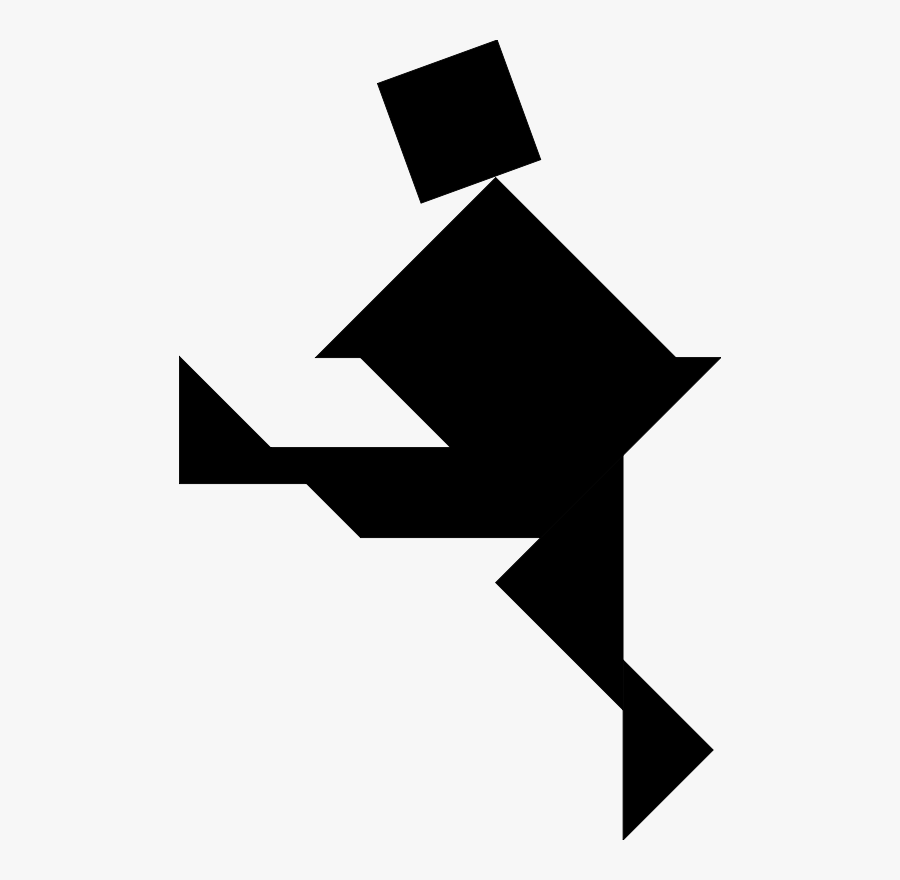 Tangram Silhouette , Free Transparent Clipart - ClipartKey