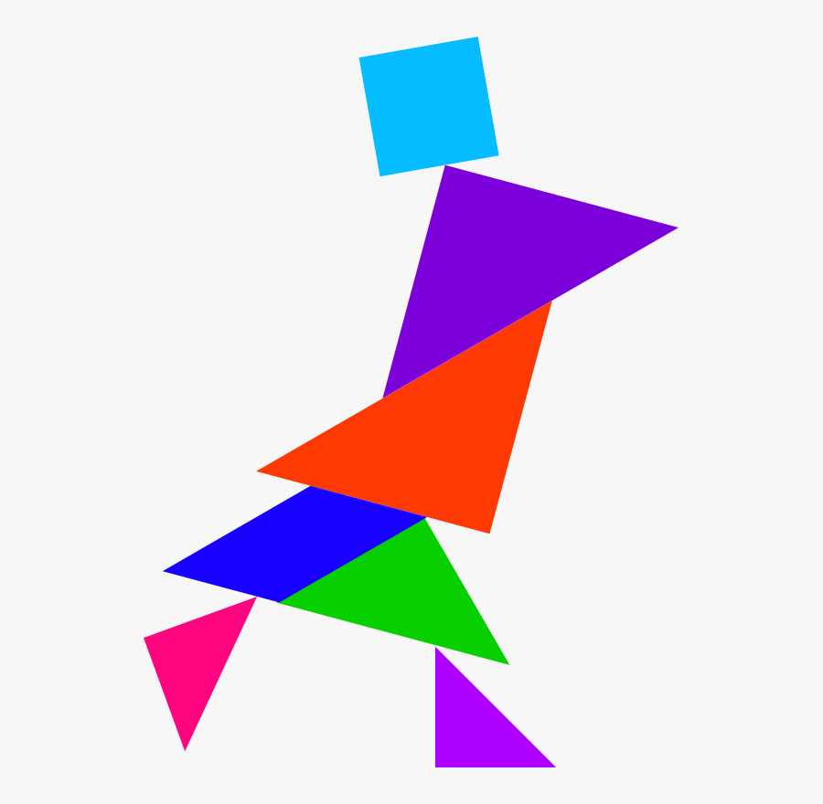 Tangram - People Tangram , Free Transparent Clipart - ClipartKey