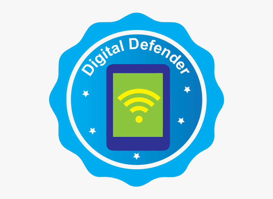 Digital Defender Badge - Circle , Free Transparent Clipart - ClipartKey