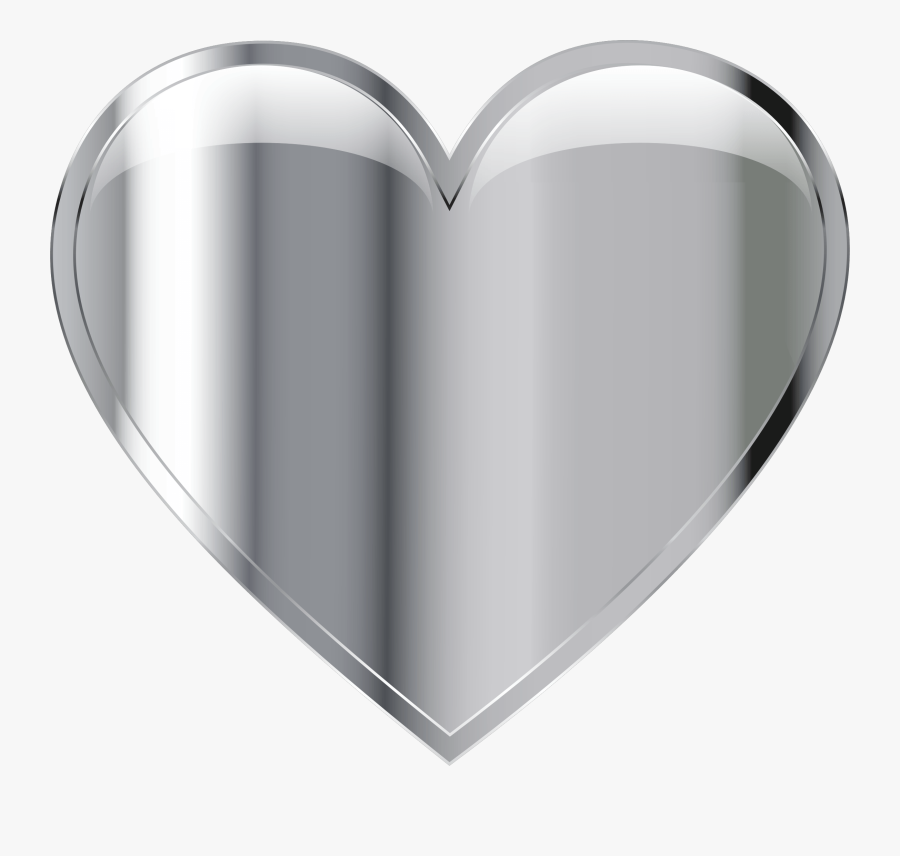 Clipart - Transparent Silver Heart Png , Free Transparent Clipart ...