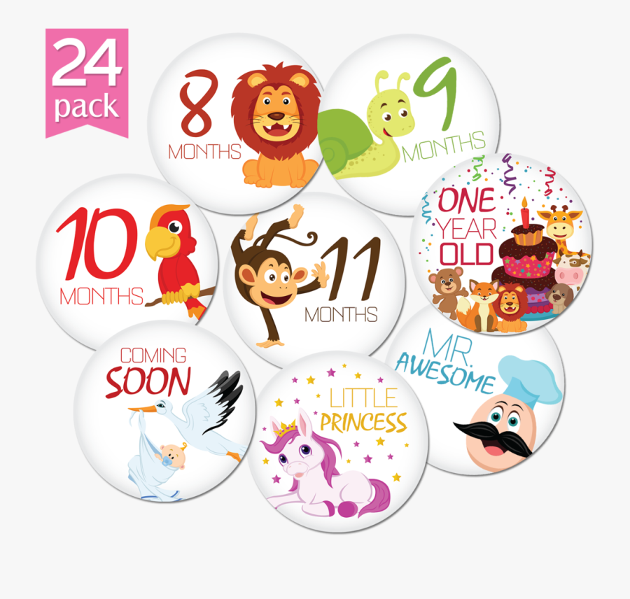 One Month Sticker Png - Infant , Free Transparent Clipart - ClipartKey
