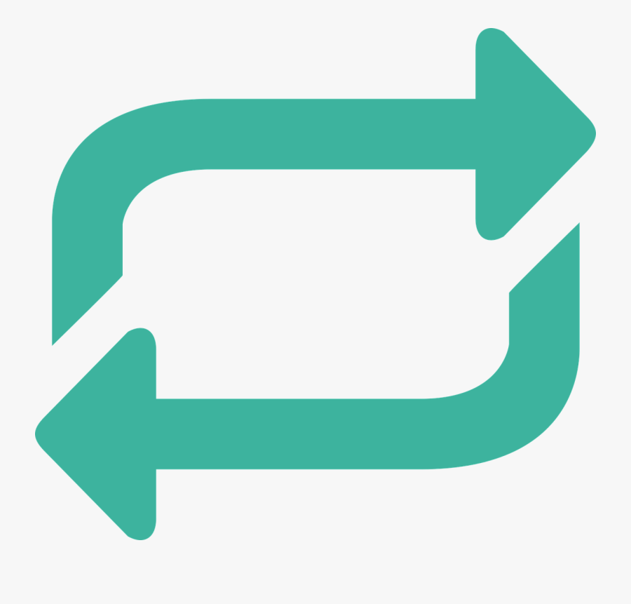 Arrows Round Trip Green Png Image - Repeated Icon , Free Transparent ...