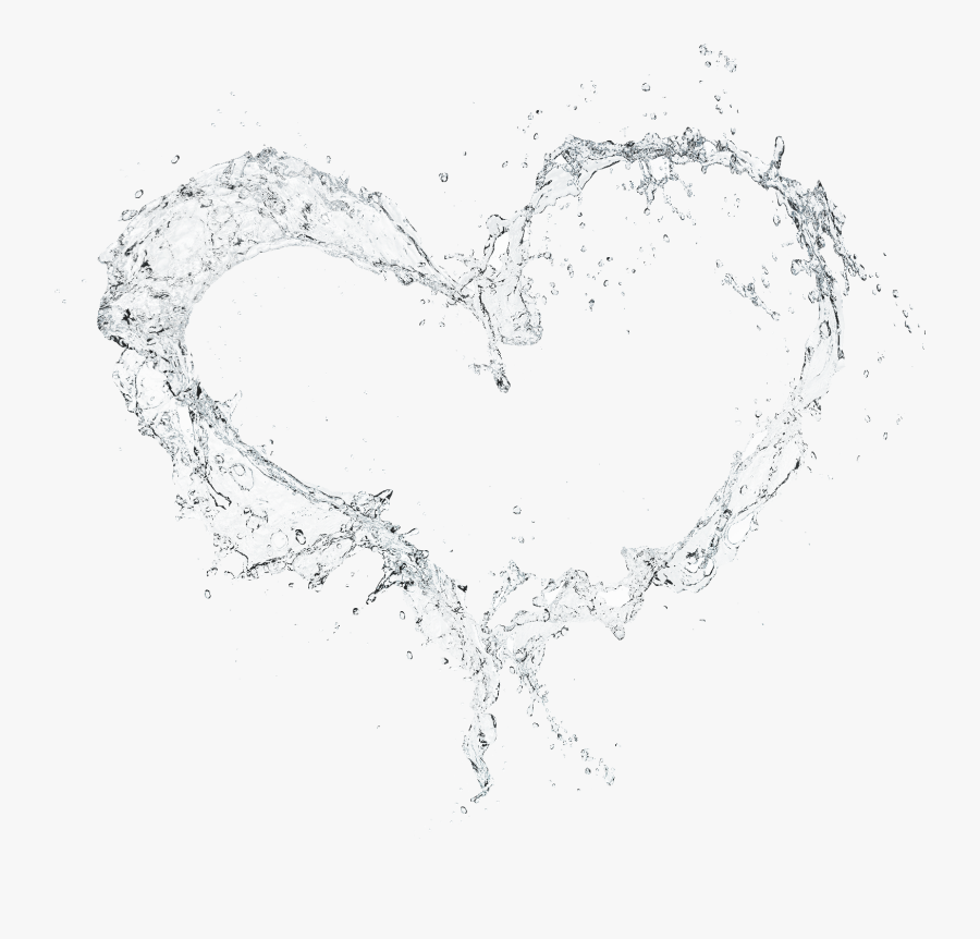 Water Splash Heart Hearts Effects Effect Frame Heart - Water Splash ...