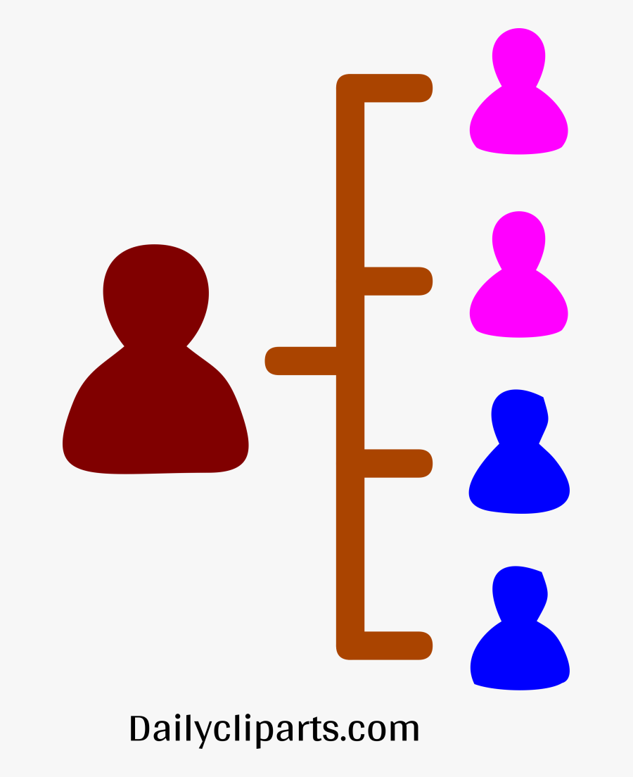 Boss 2 Male 2 Female Managers Office Hierarchy Icon , Free Transparent ...