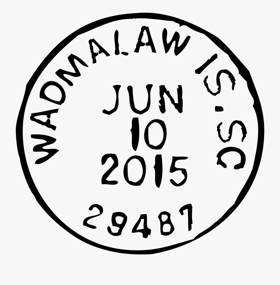 Transparent Postmark Png - Circle , Free Transparent Clipart - ClipartKey