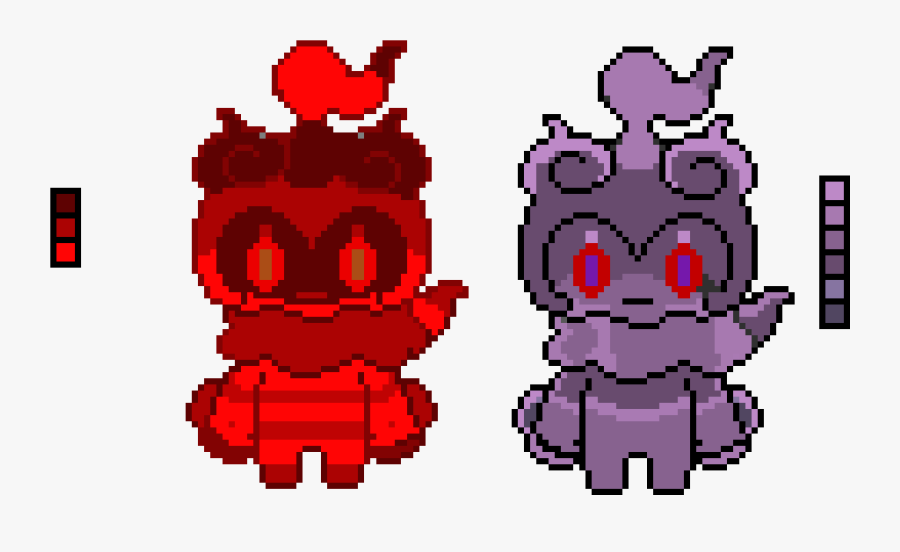 Pixel Art Pokemon Marshadow , Free Transparent Clipart - ClipartKey