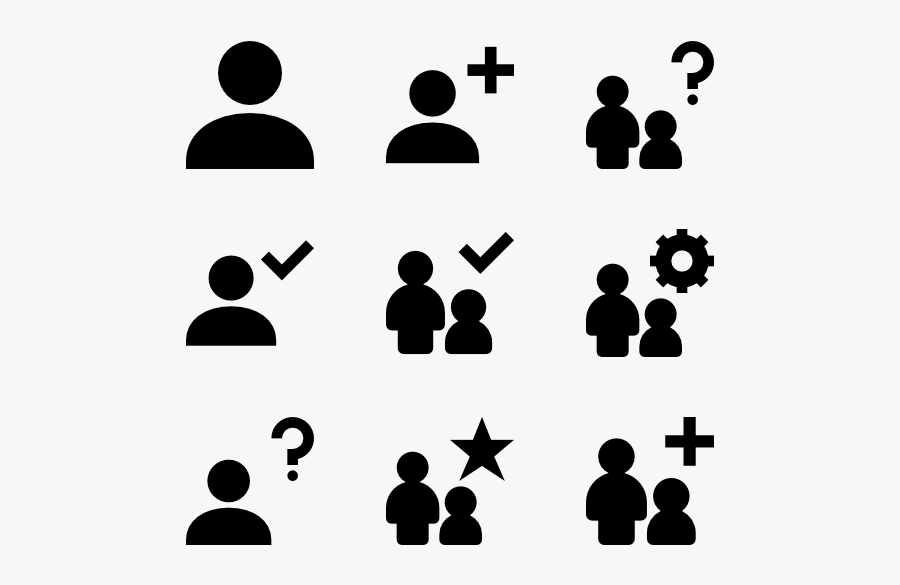 Users Actions - Transparent Background Icon People , Free Transparent ...